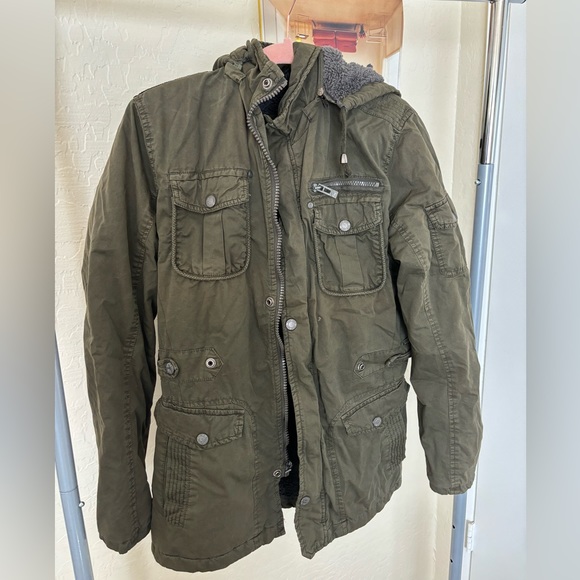 Point Zero | Jackets & Coats | Army Green Utility Winter Coat | Poshmark